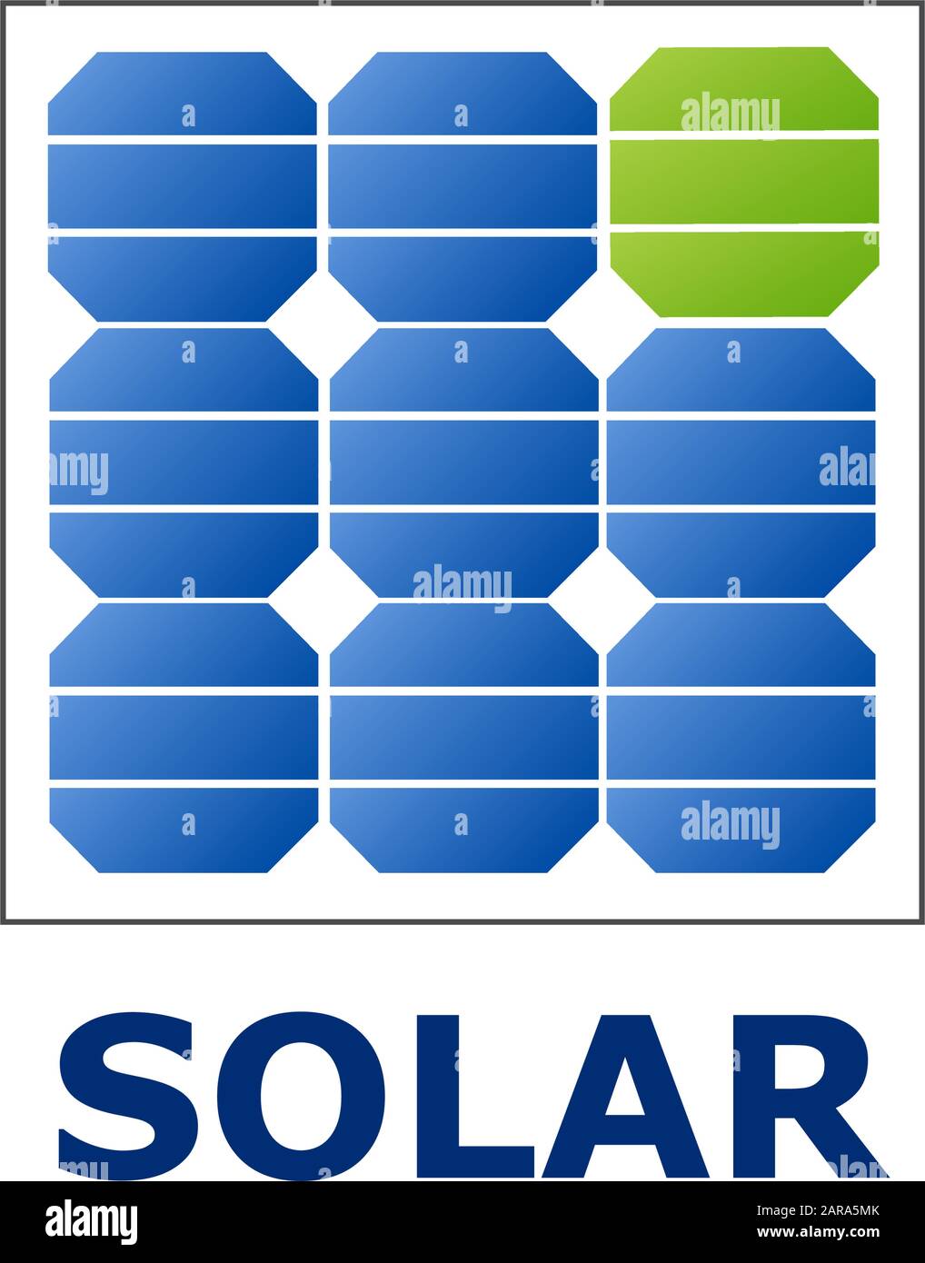 Vector sign Solar Panel Stock Vector Image & Art - Alamy