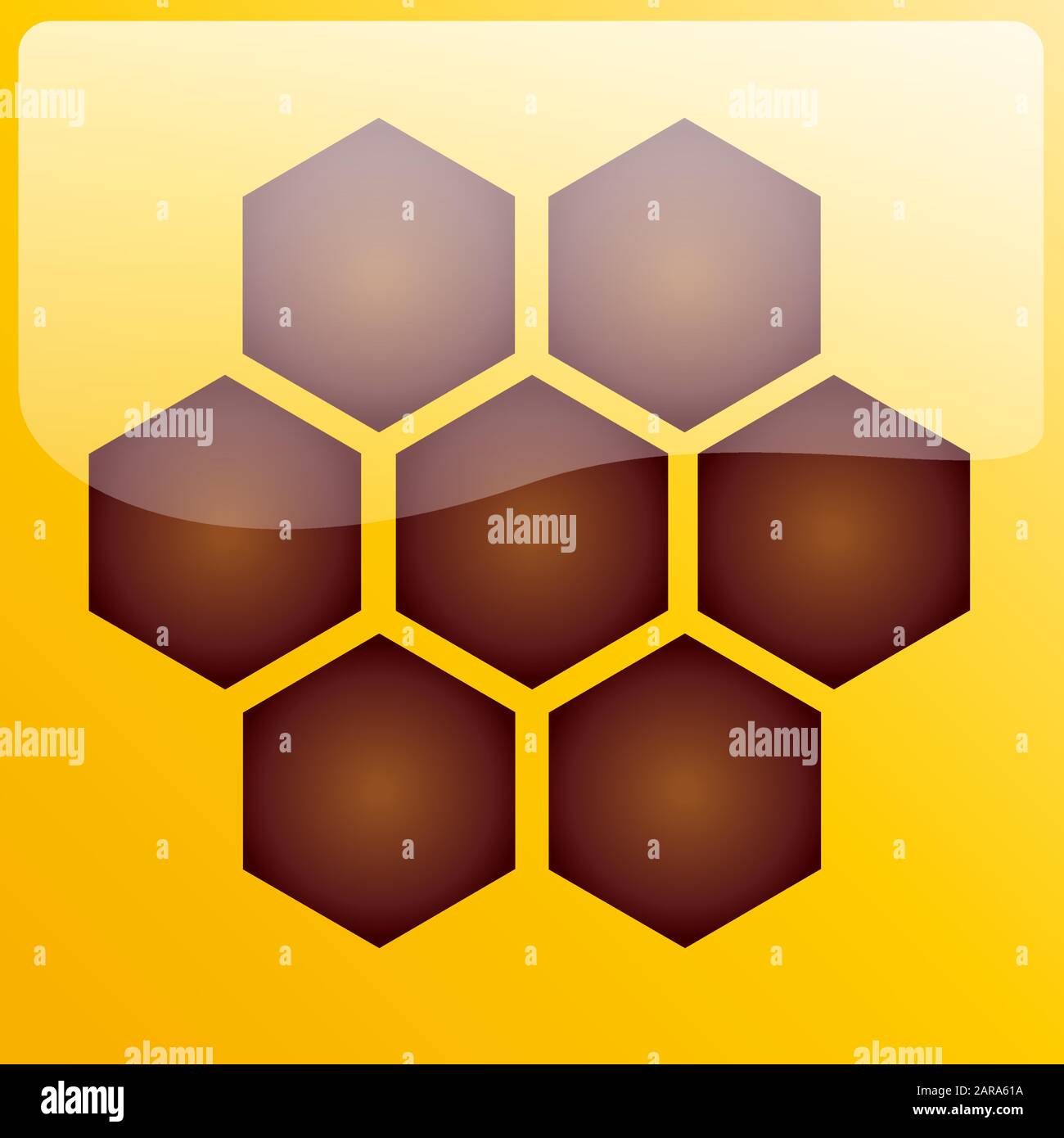 Vector sign hive & honey Stock Vector Image & Art - Alamy