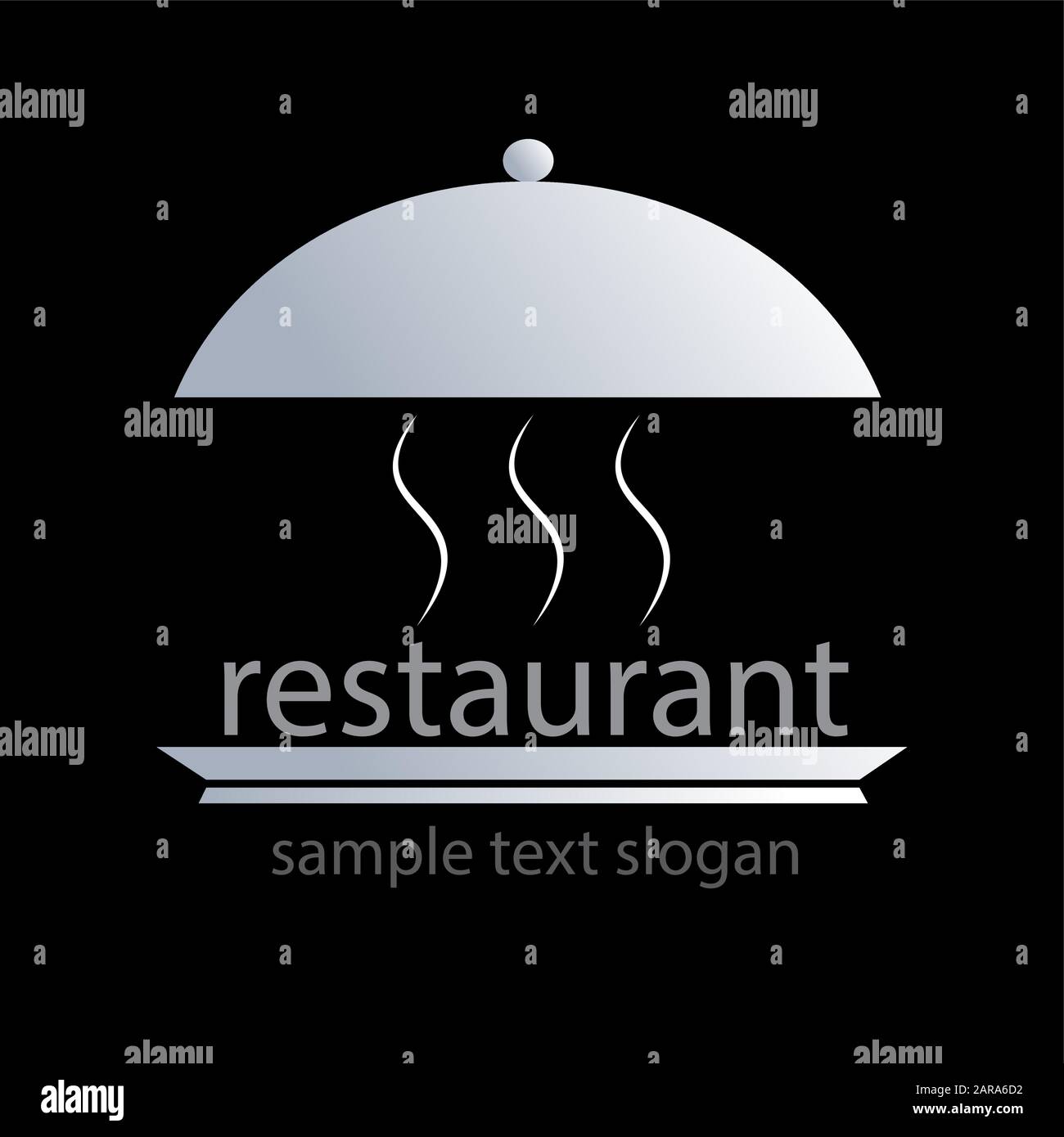 Vector sign restaurant. Hot food Stock Vector Image & Art - Alamy