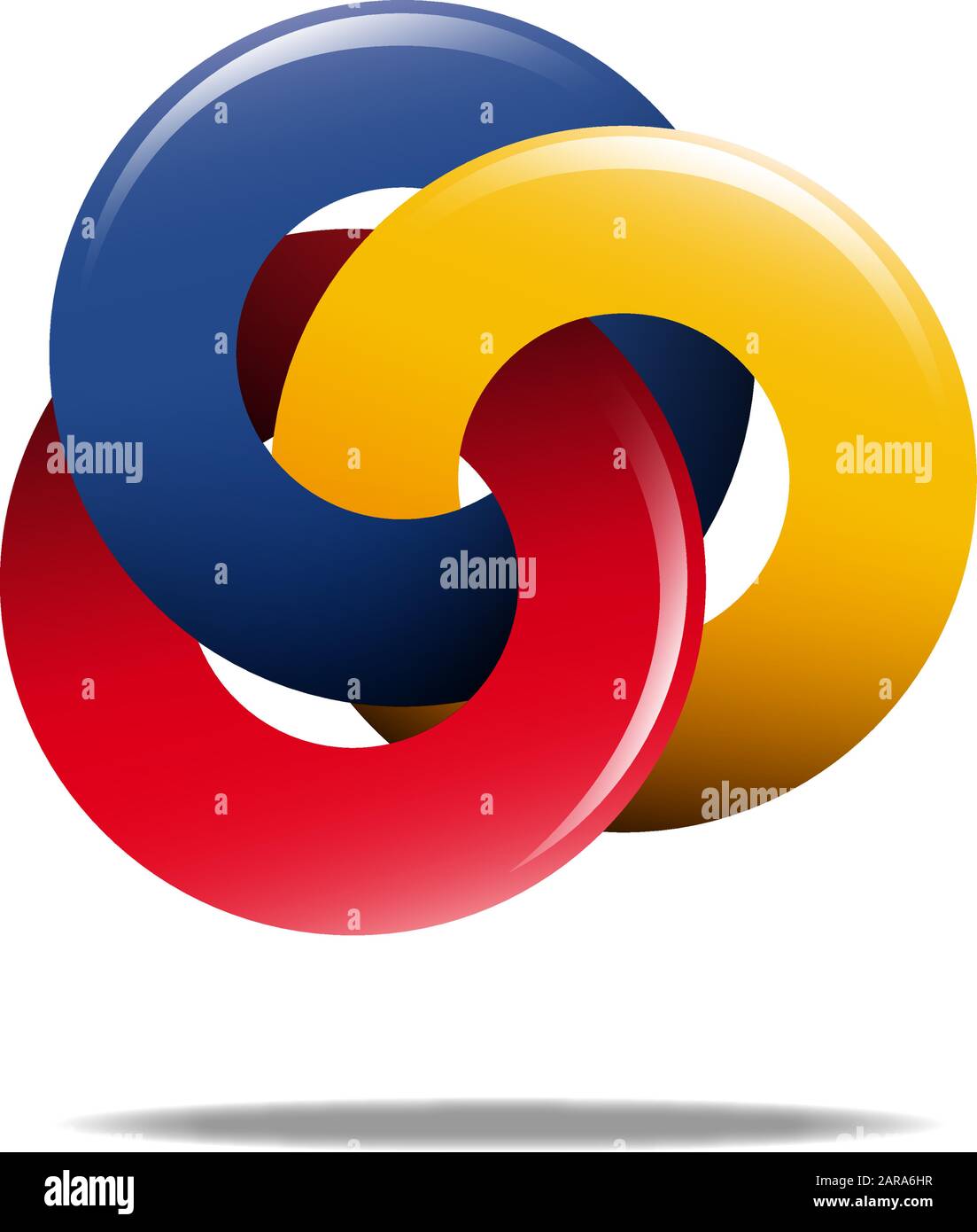 Vector sign crossed circles Stock Vector Image & Art - Alamy