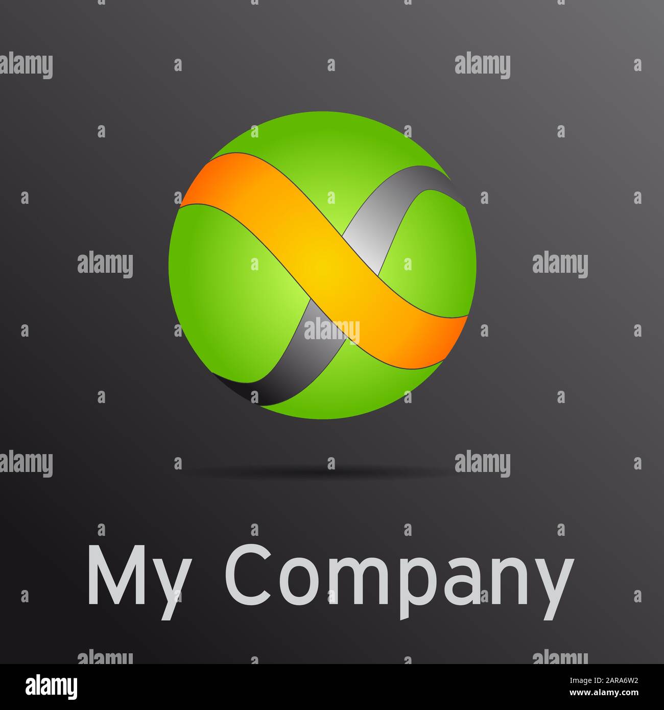 Vector sign crossed circles, colours Stock Vector Image & Art - Alamy