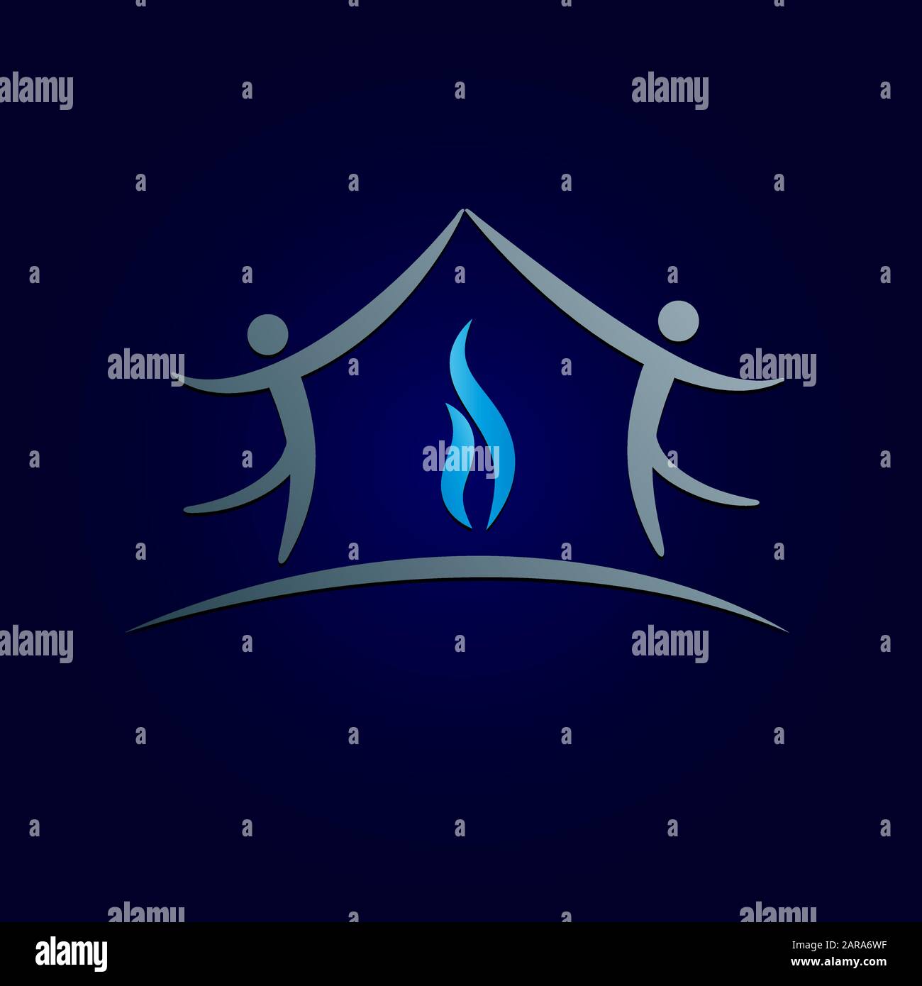 Vector sign Gas and family Stock Vector Image & Art - Alamy