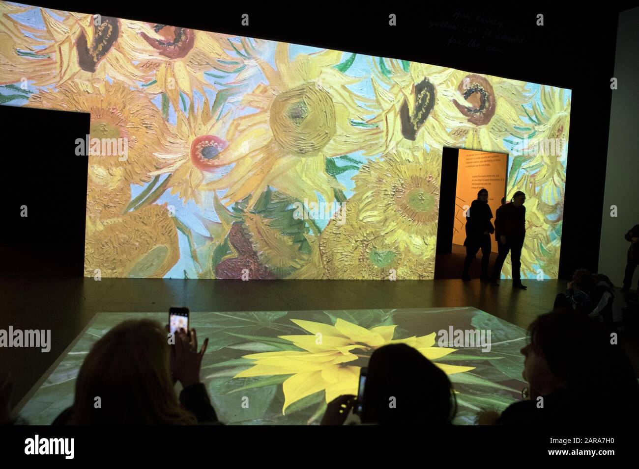 Multimedia exhibition by Vincent Van Gogh, Lugano, Switzerland, Europe ...