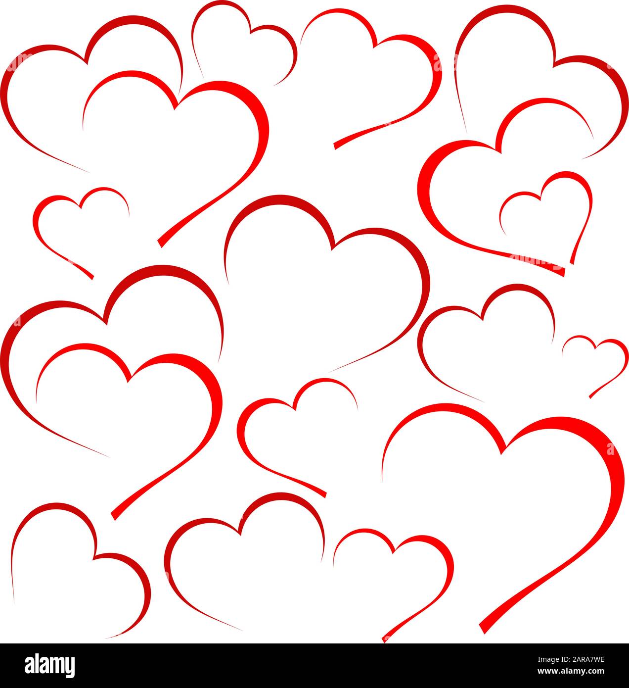 Vector hearts background Stock Vector Image & Art - Alamy