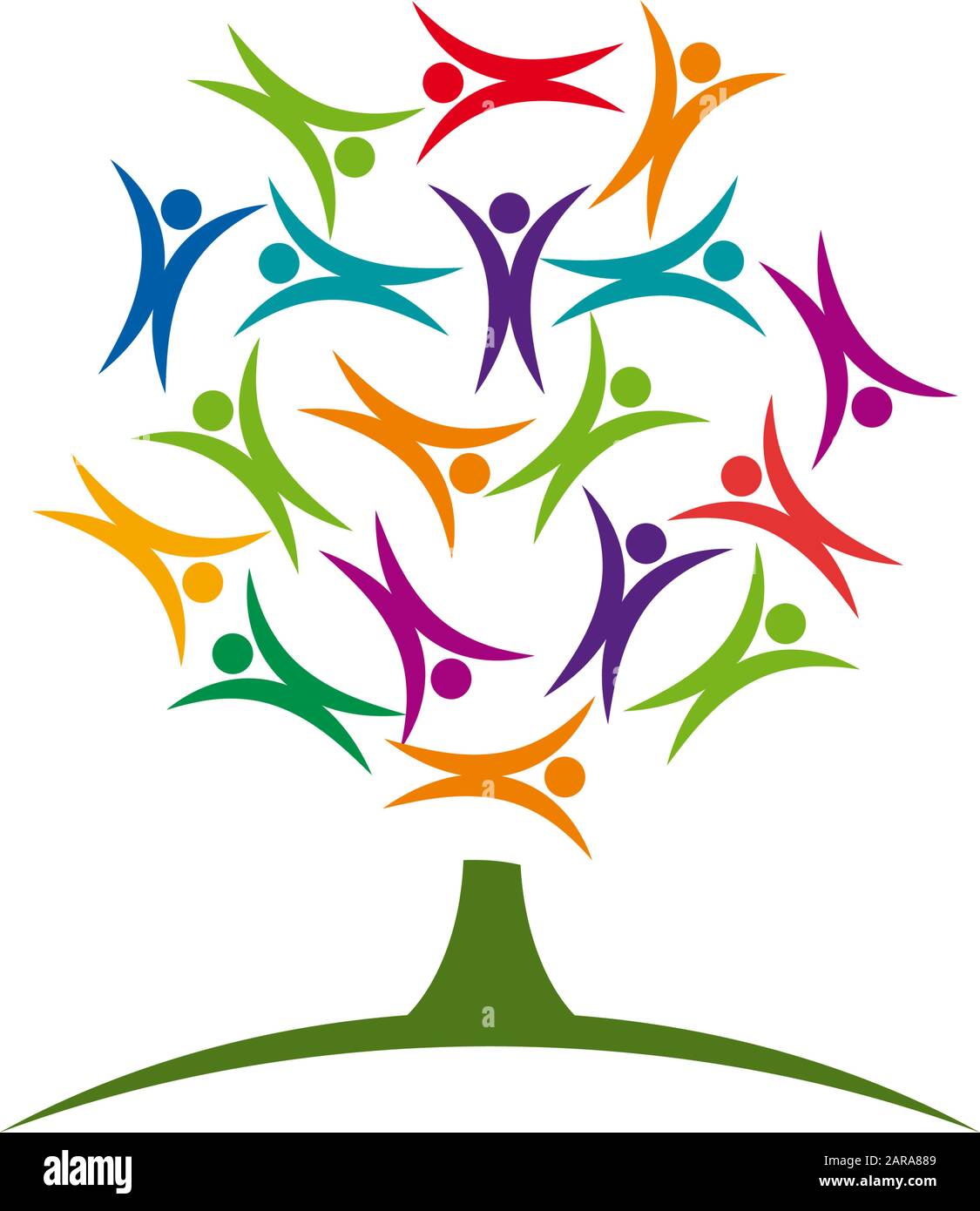 Vector sign tree children Stock Vector Image & Art - Alamy