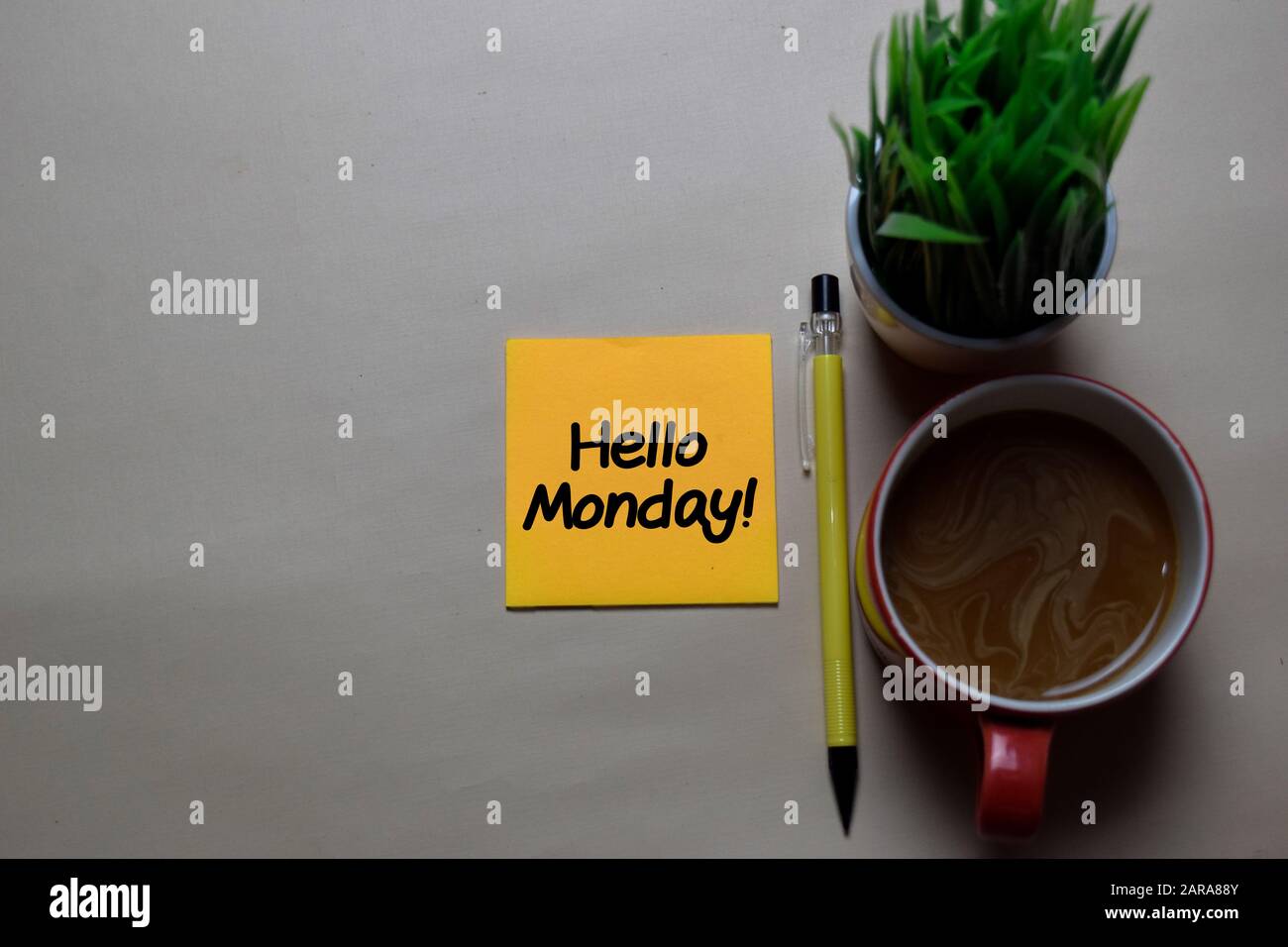 Happy monday motivational sign on hi-res stock photography and images ...