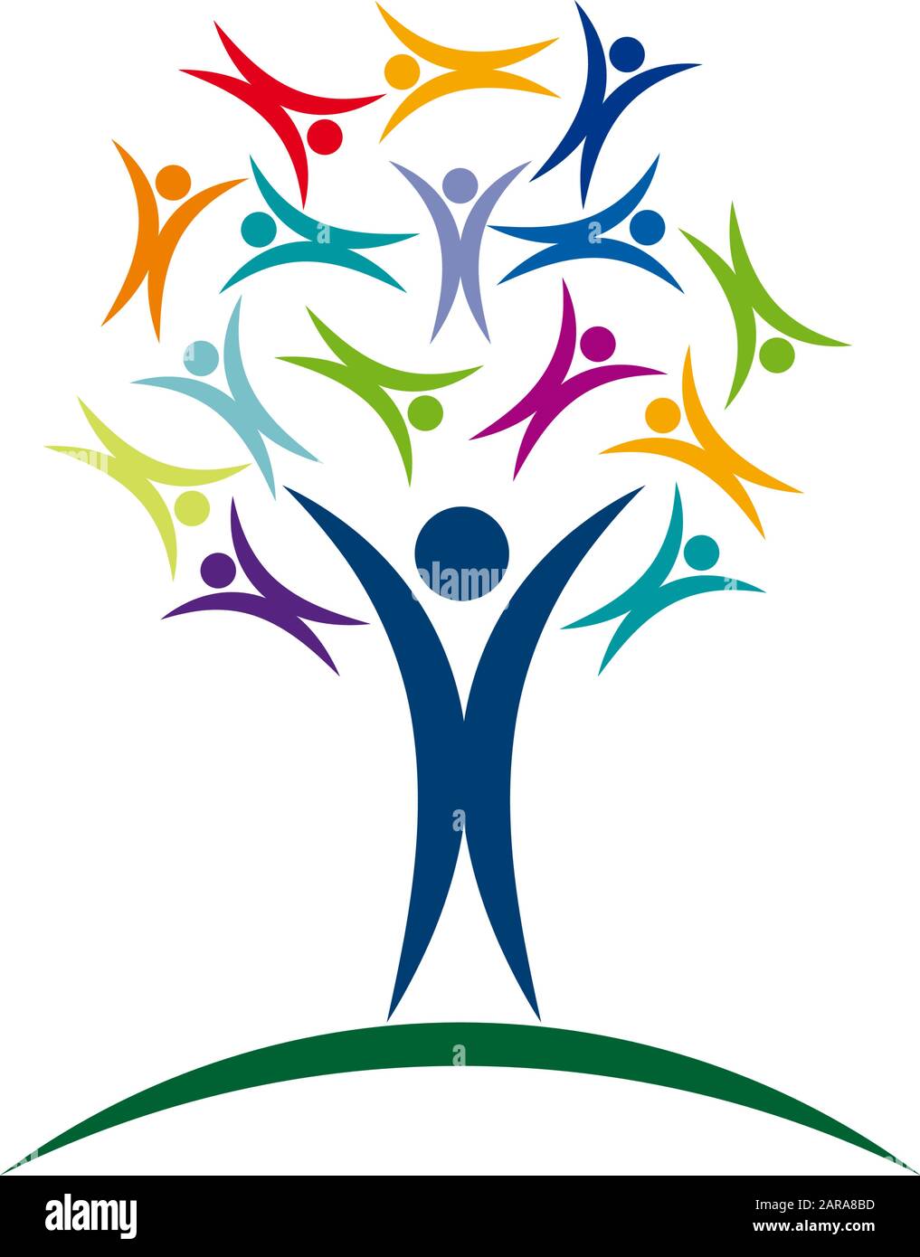 Vector sign tree solidarity Stock Vector Image & Art - Alamy