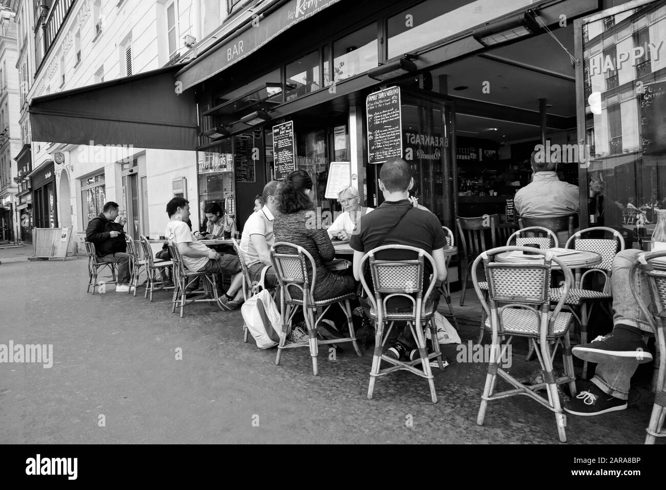 Men Sitting Cafe Paris High Resolution Stock Photography and Images - Alamy