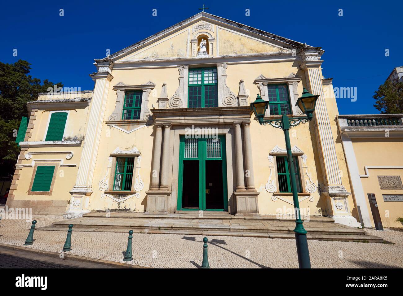 Main facade of the St. Augustine’s Church, first established by Spanish ...