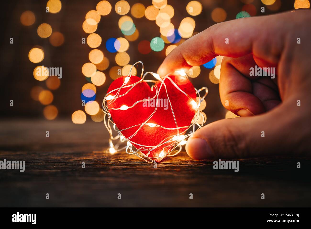 Red lights background hi-res stock photography and images - Alamy