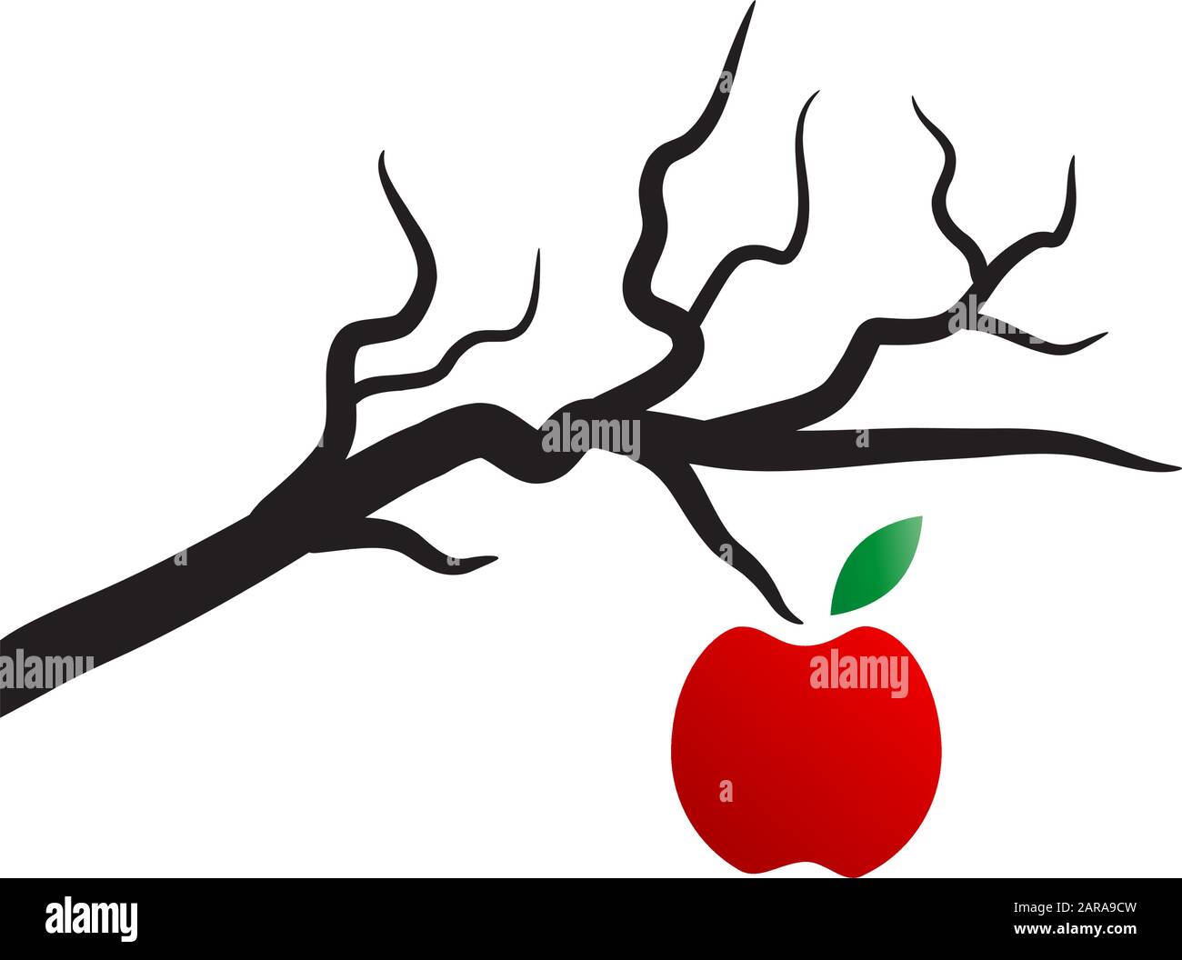 Dry dead tree on Stock Vector Images - Alamy