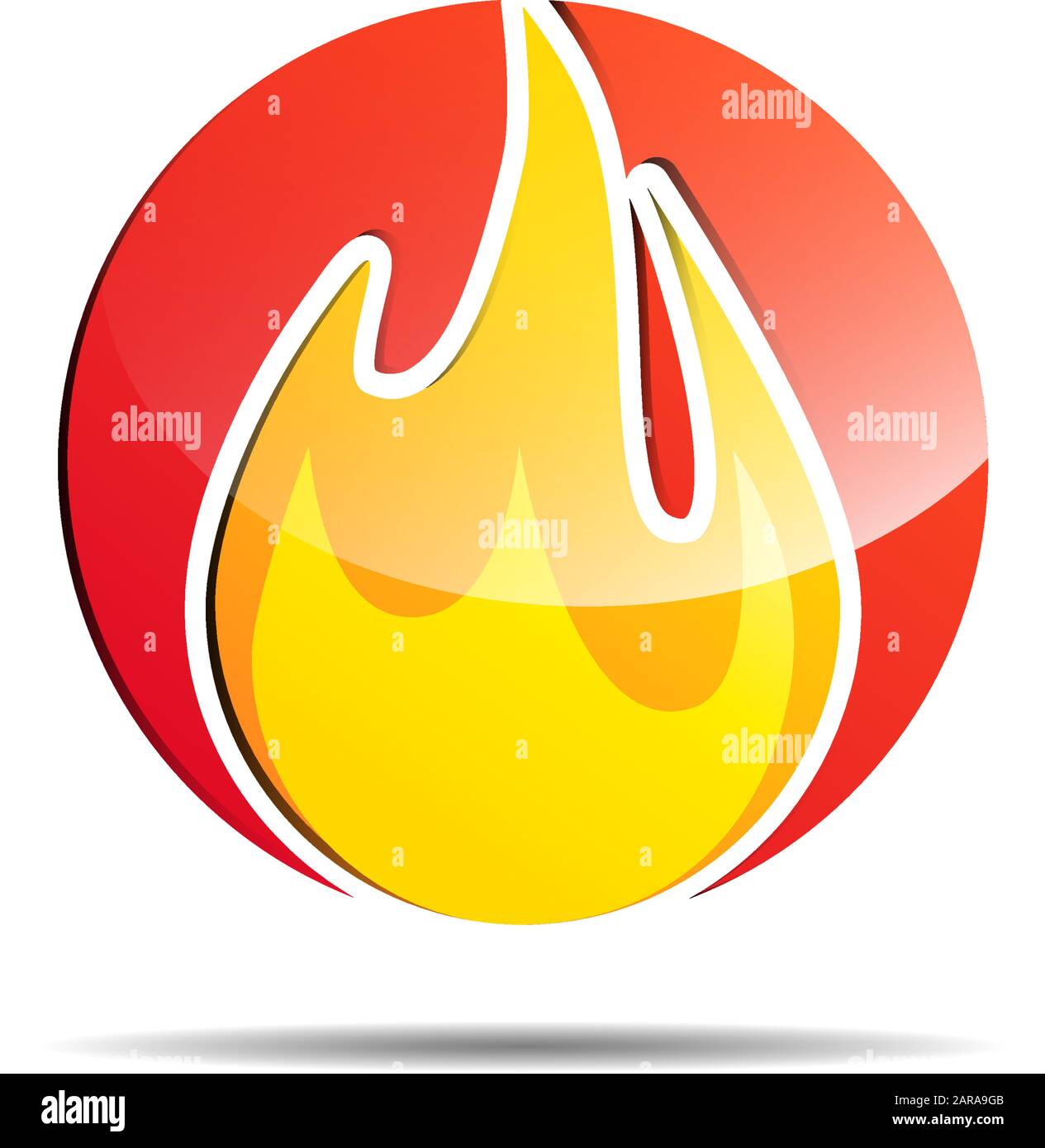 Warm up fire Stock Vector Images - Alamy