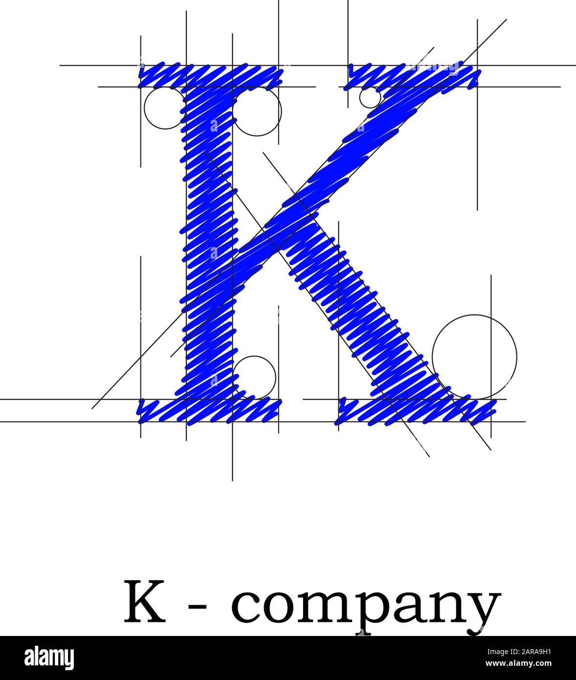Vector sign design letter K Stock Vector Image & Art - Alamy