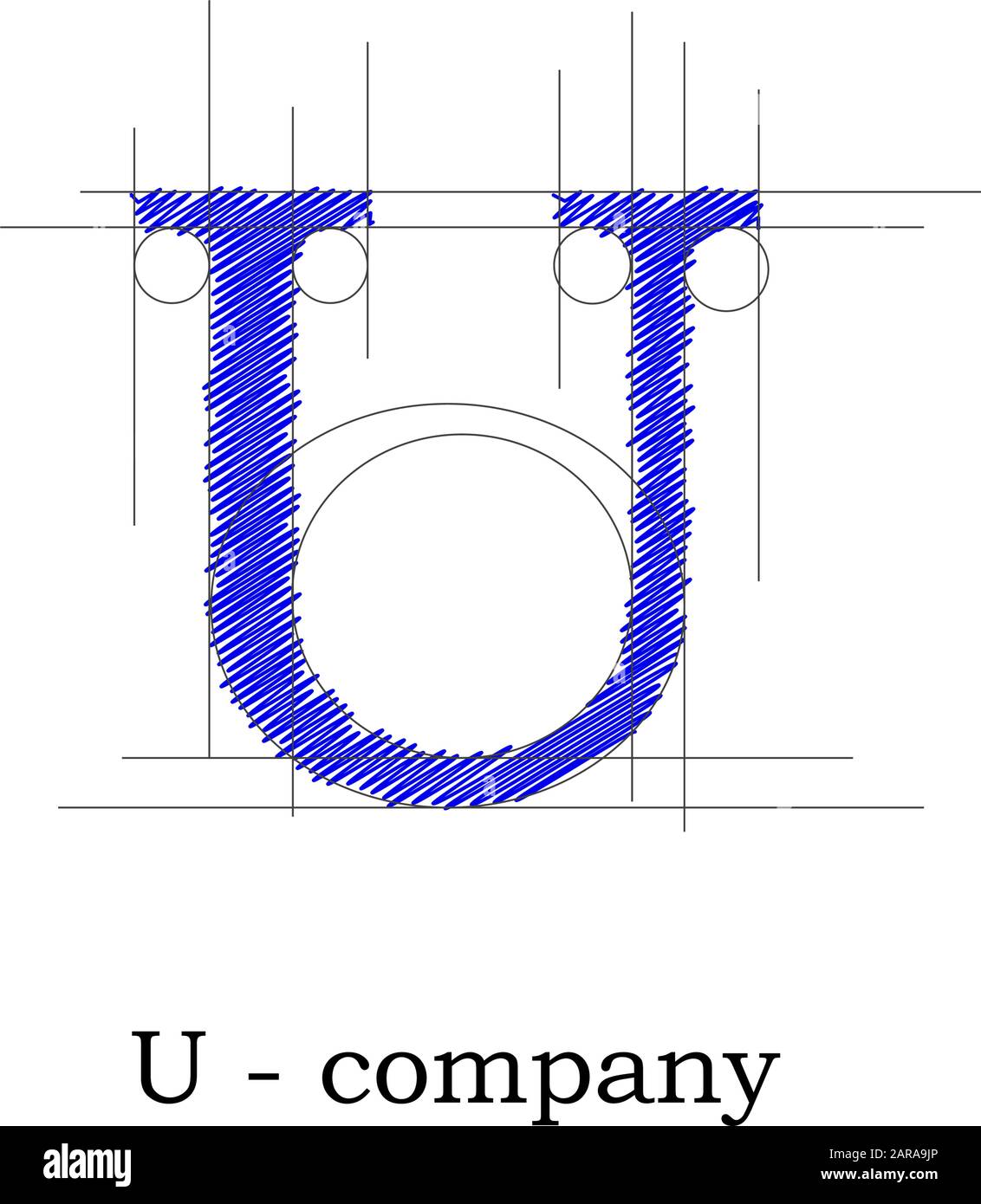 Vector sign design letter U Stock Vector Image & Art - Alamy