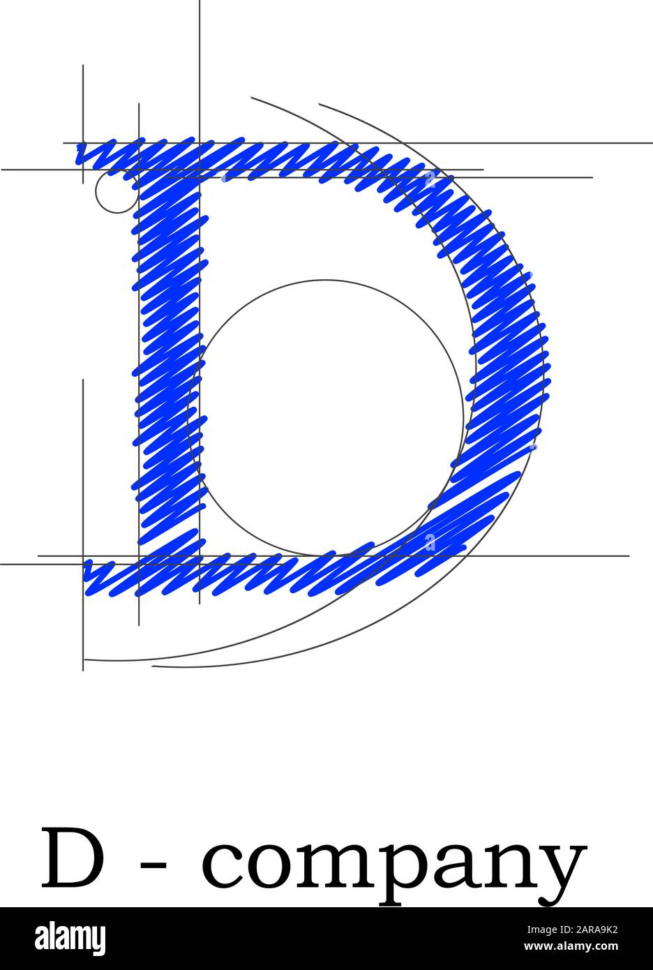 Vector sign design letter D Stock Vector Image & Art - Alamy