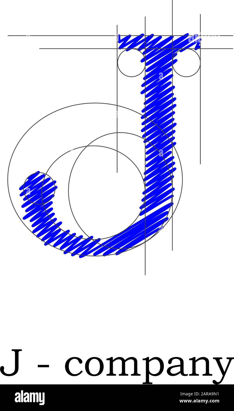 Vector sign design letter J Stock Vector Image & Art - Alamy