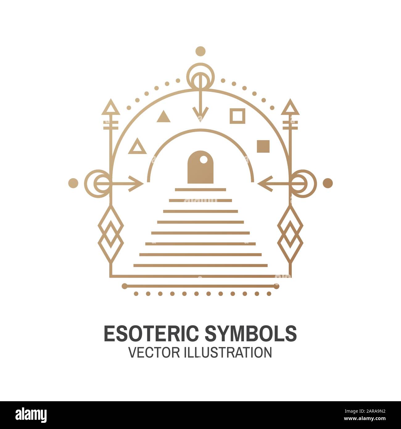 Moon gate t Stock Vector Images - Alamy