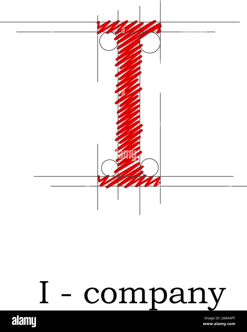 Vector sign design letter I Stock Vector Image & Art - Alamy