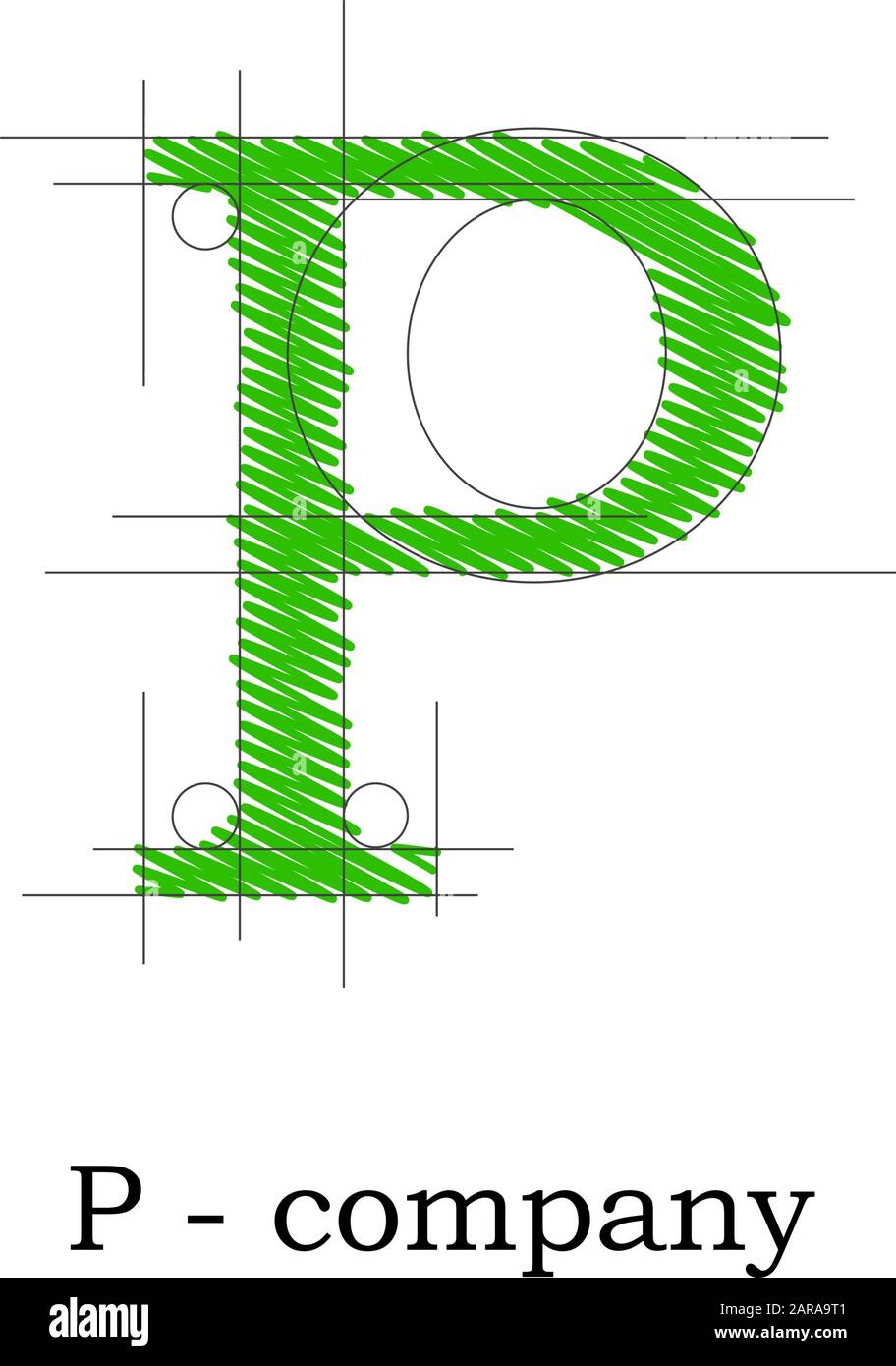 Vector sign design letter P Stock Vector Image & Art - Alamy