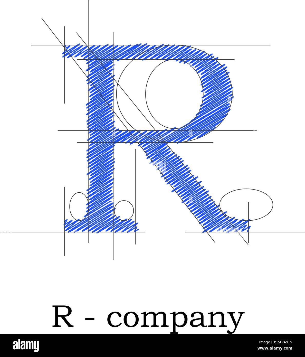 Vector sign design letter R Stock Vector Image & Art - Alamy