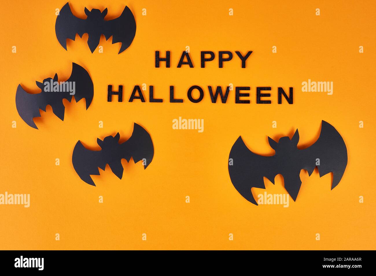 Happy halloween with bats hi-res stock photography and images - Alamy