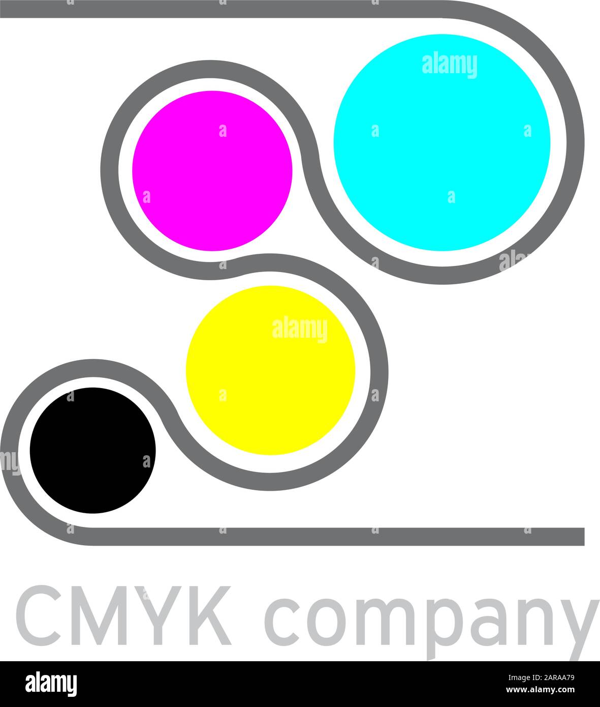 Vector sign CMYK, Printing Stock Vector Image & Art - Alamy