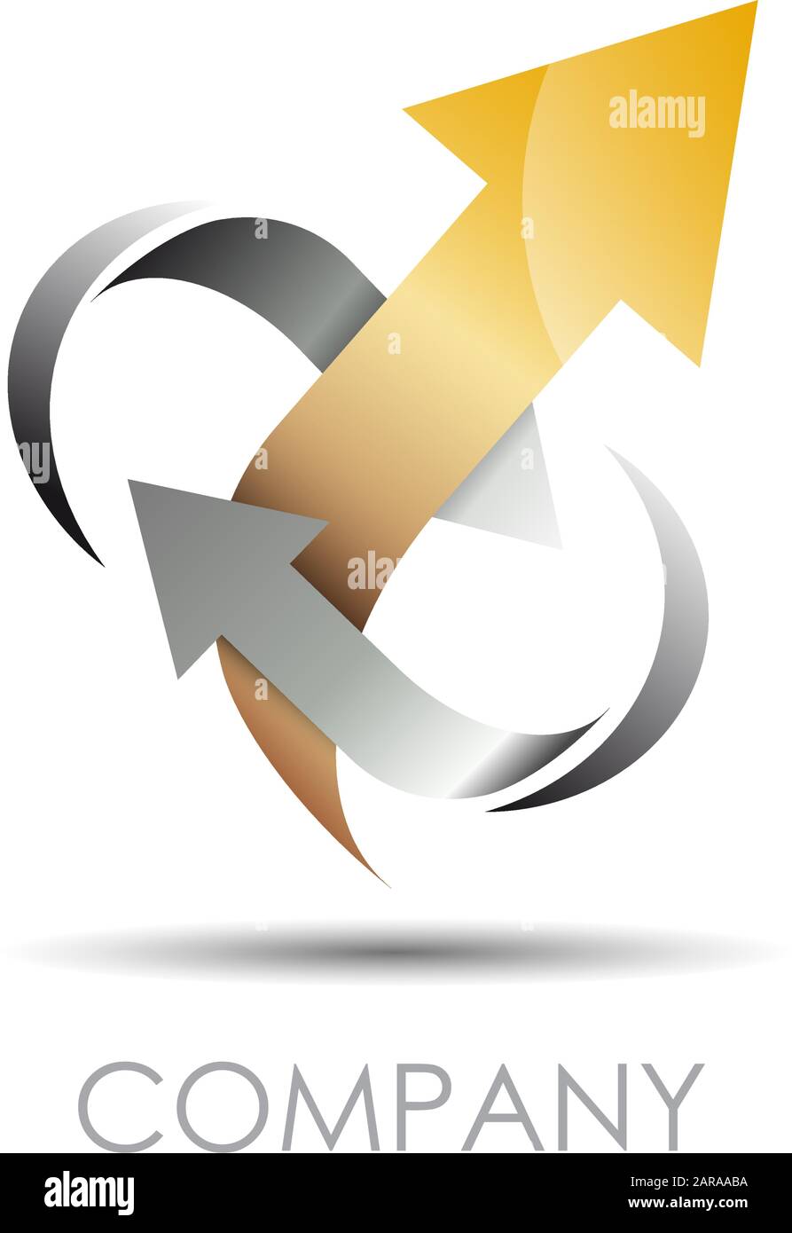 Two arrow vector vectors hi-res stock photography and images - Alamy