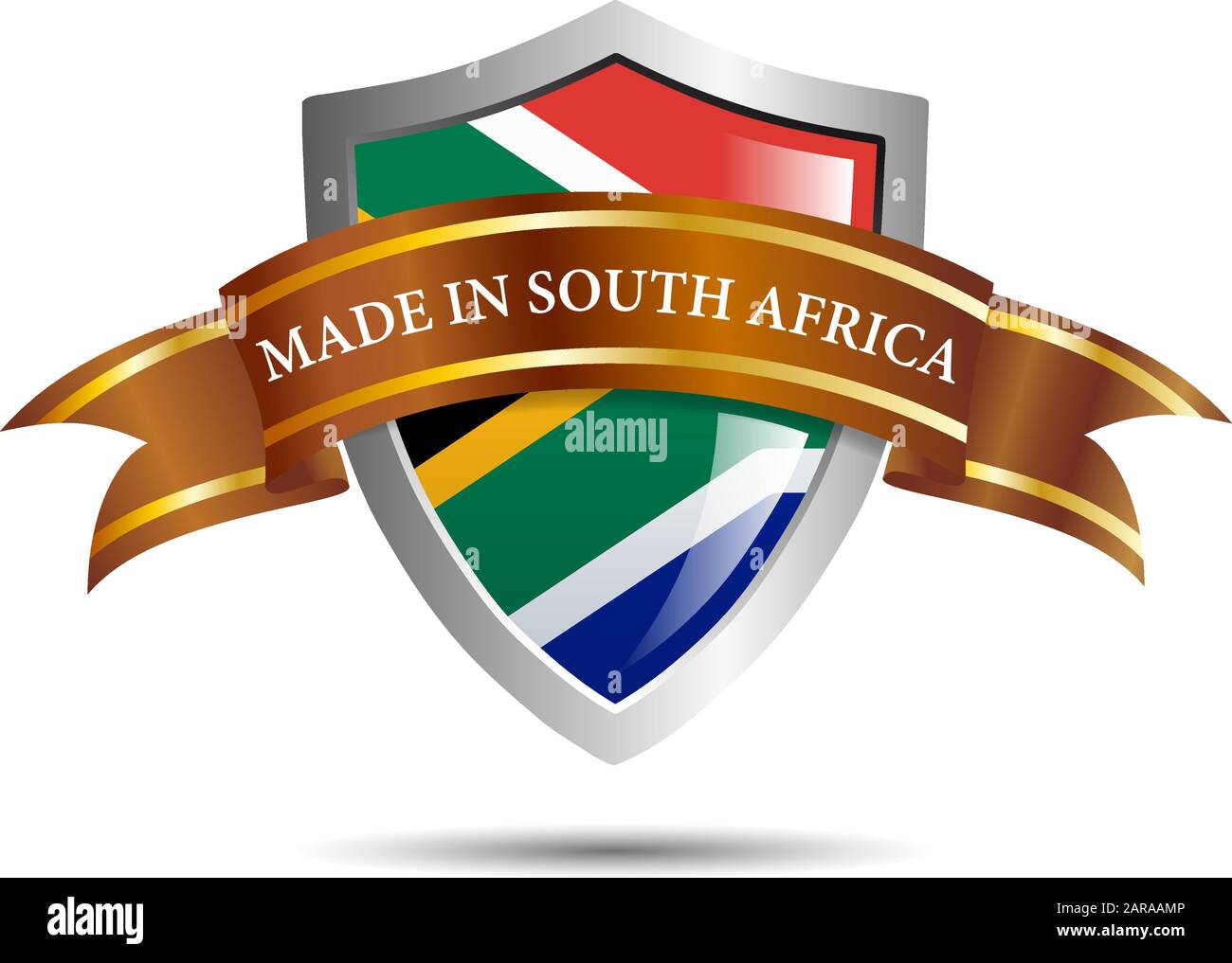 Vector shield made in South Africa Stock Vector Image & Art - Alamy