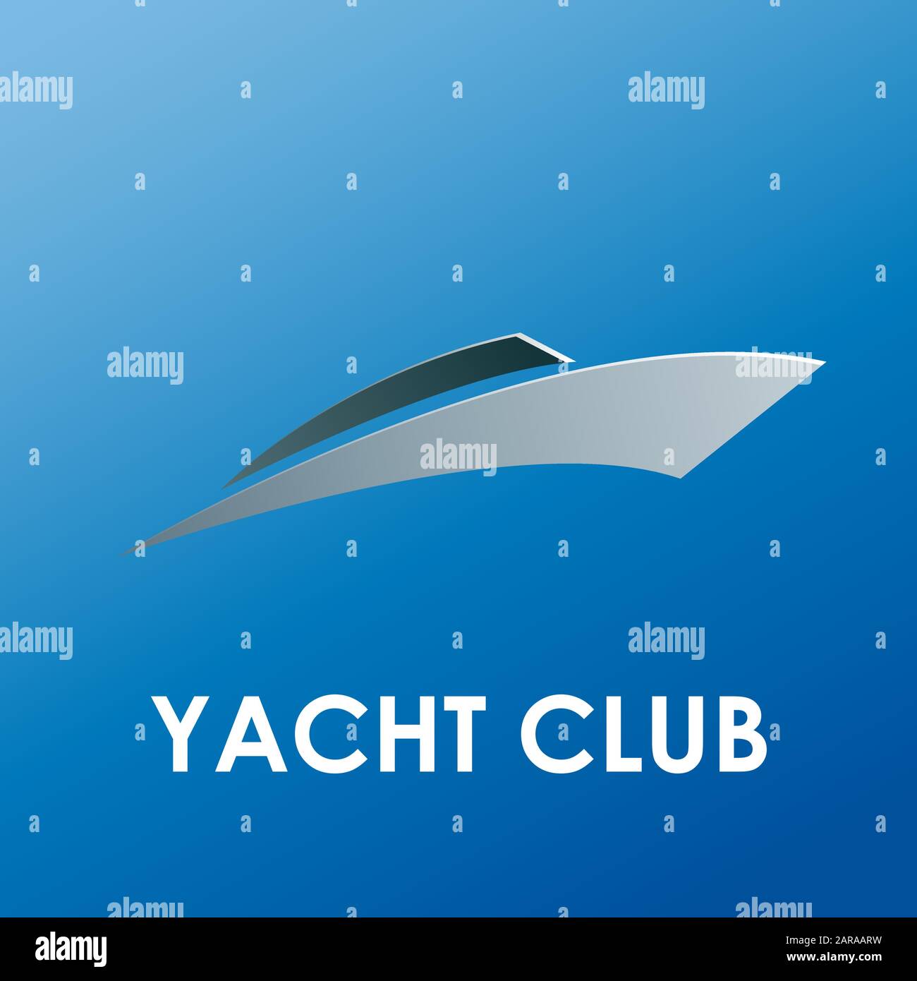 Vector sign yacht and boat Stock Vector Image & Art - Alamy