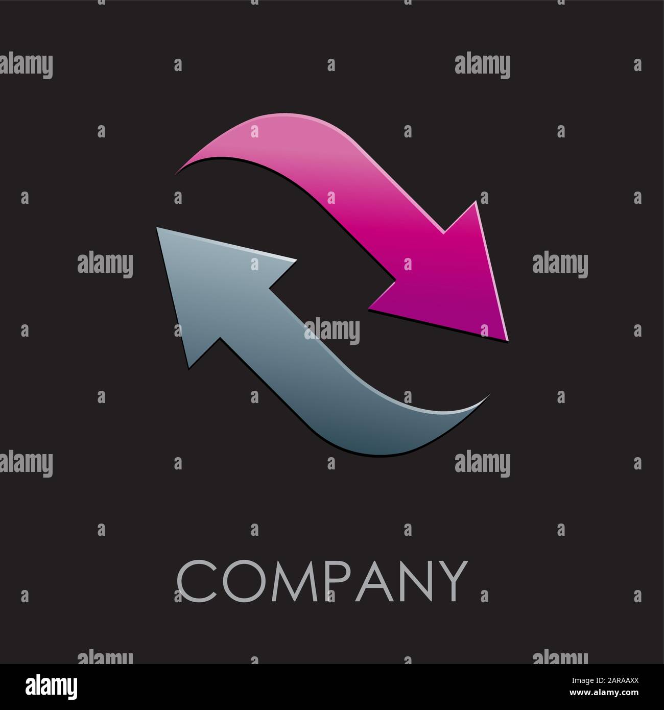 Vector sign arrows in movement, together Stock Vector Image & Art - Alamy