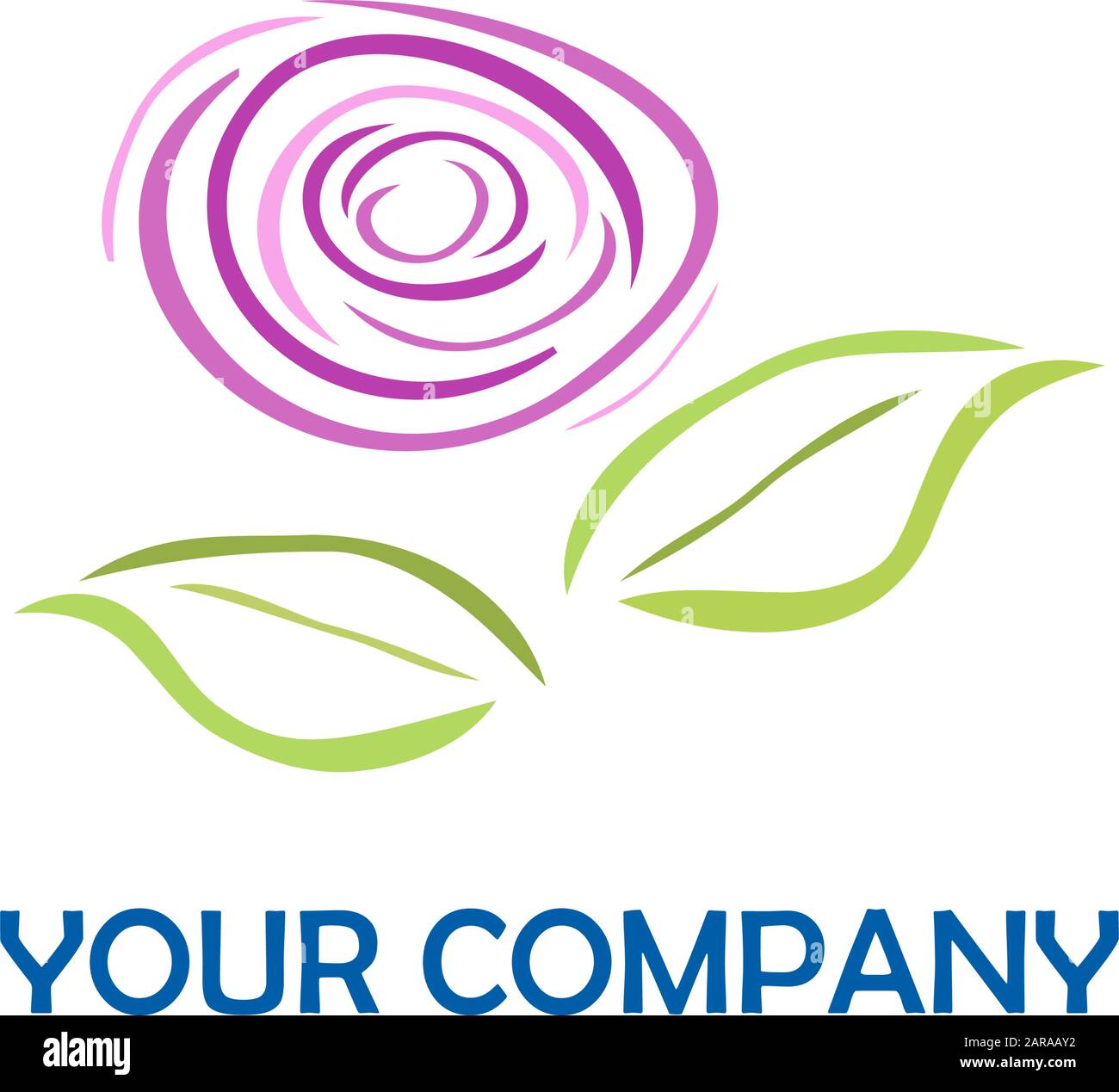 Vector sign sketch pink flower Stock Vector Image & Art - Alamy