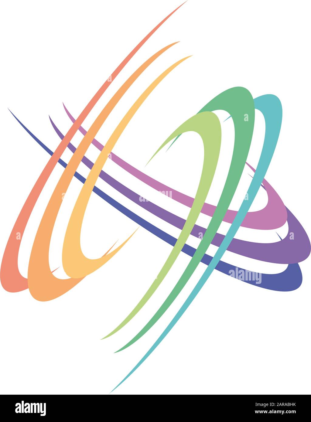 Vector sign rotating rings Stock Vector Image & Art - Alamy