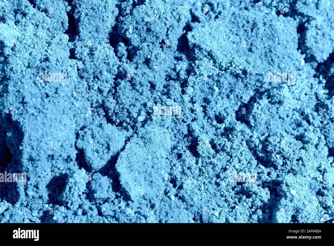 Construction sand texture close-up. Natural abstract background blue ...