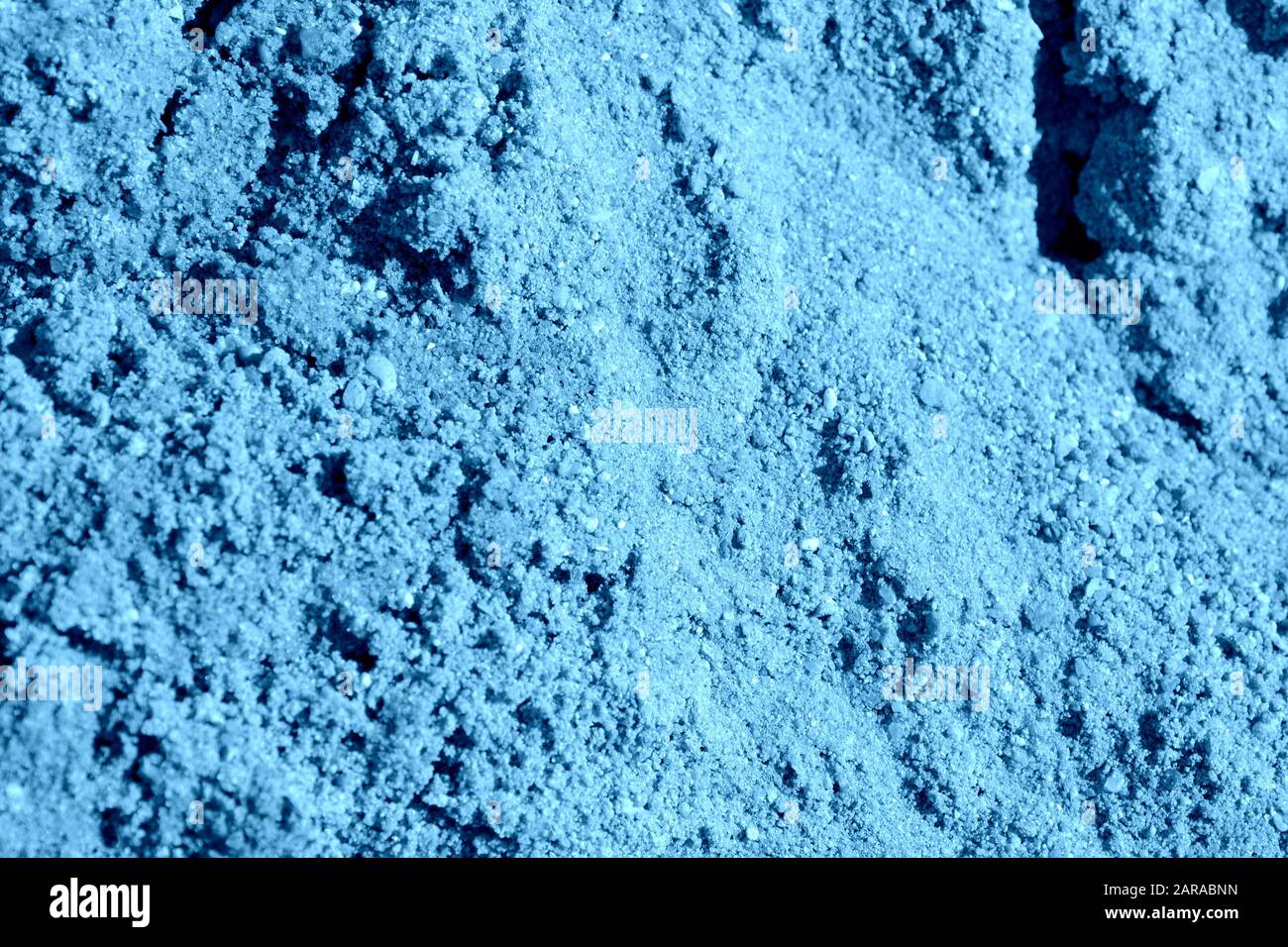Construction sand texture close-up. Natural abstract background blue ...