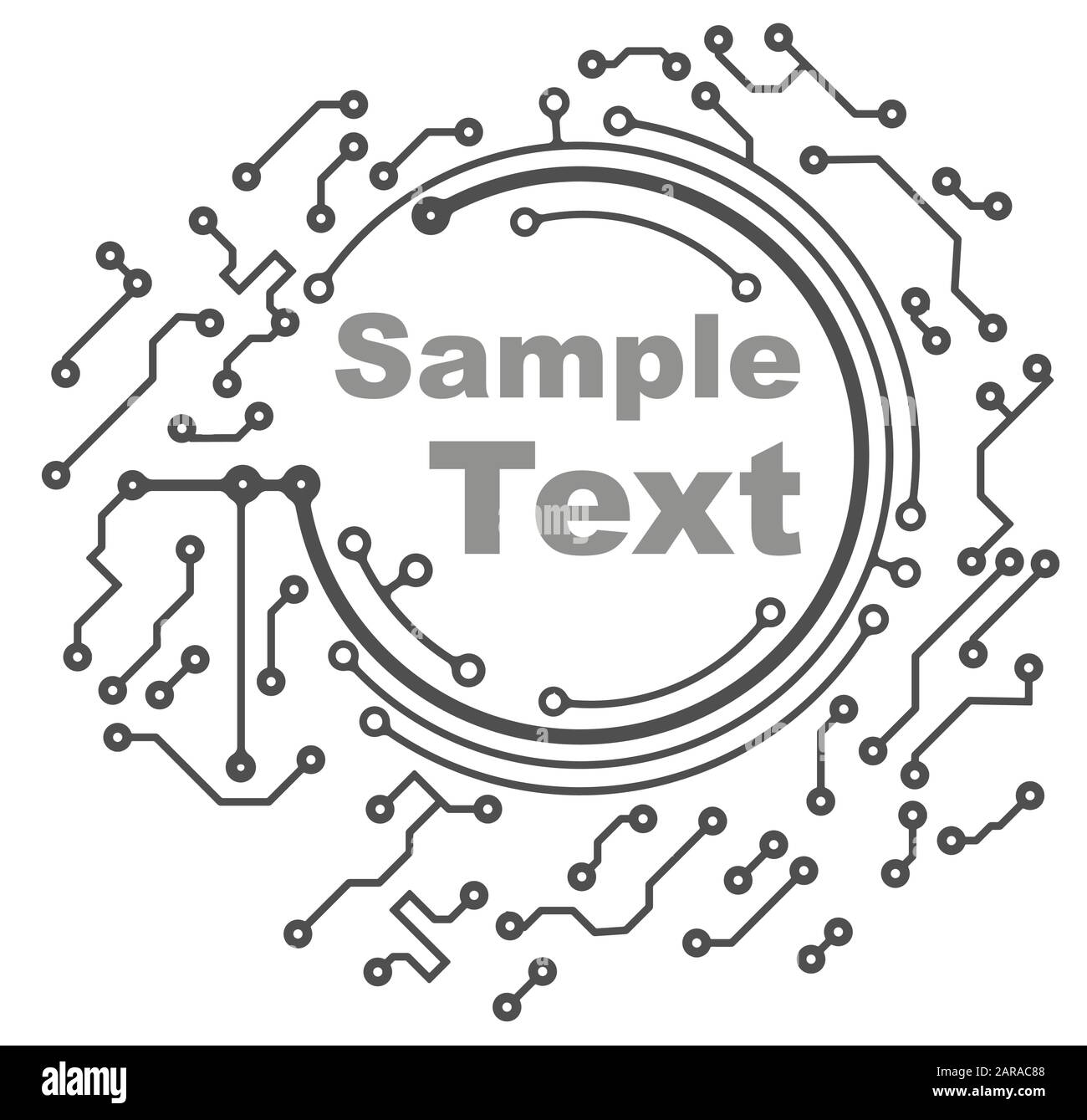 Electronic pcb design Stock Vector Images - Alamy