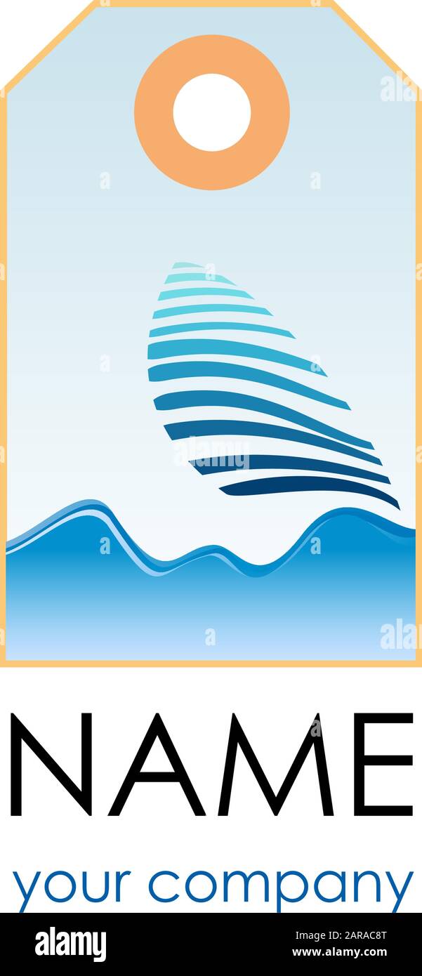 Vector label sign sailing Stock Vector Image & Art - Alamy