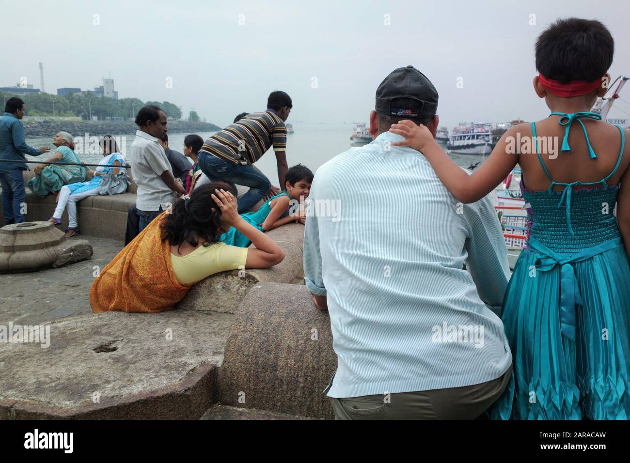 People sitting, Gateway of India, Apollo Bunder, Mumbai, Maharashtra ...