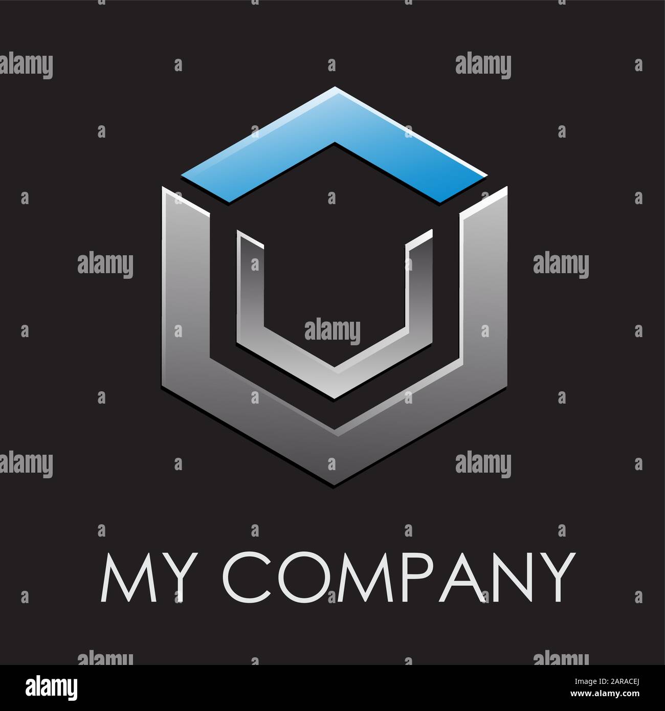 Cubic sign Stock Vector Images - Alamy