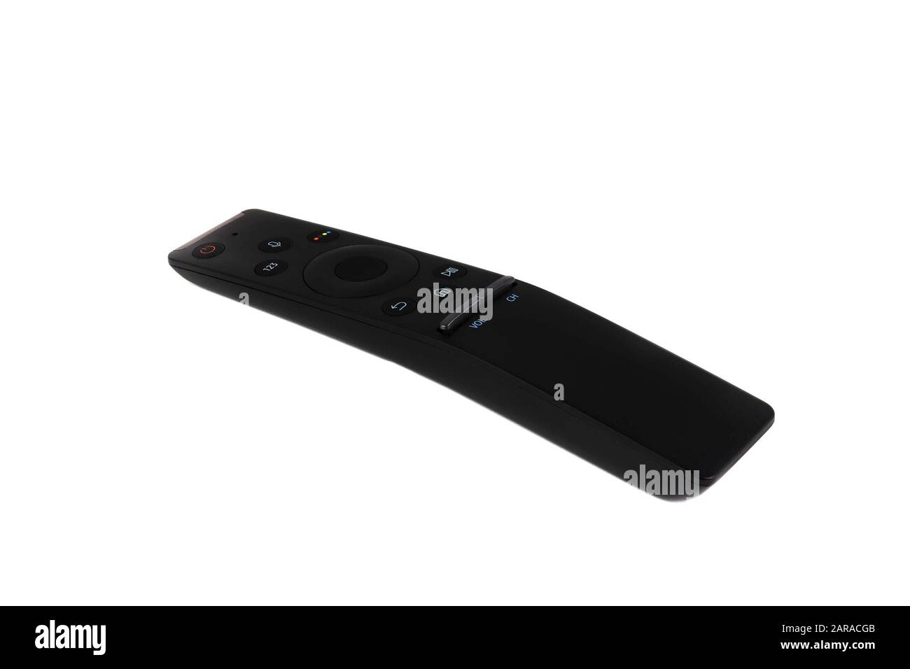 modern smart TV remote control isolated on a white background Stock ...