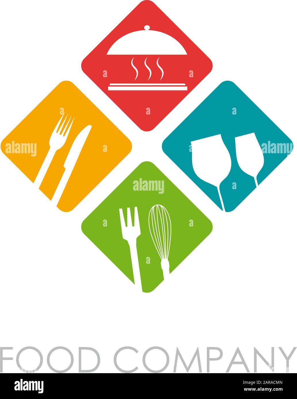 Vector sign restaurant with icons Stock Vector Image & Art - Alamy