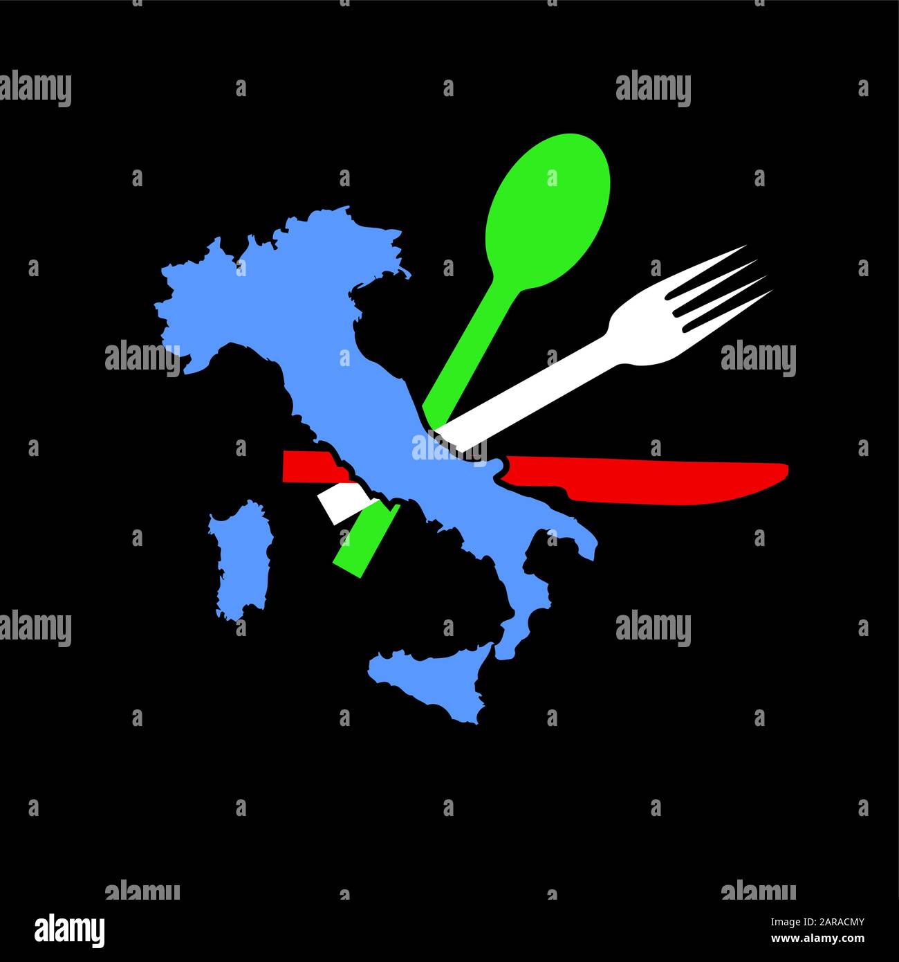 Vector sign italian food Stock Vector Image & Art - Alamy