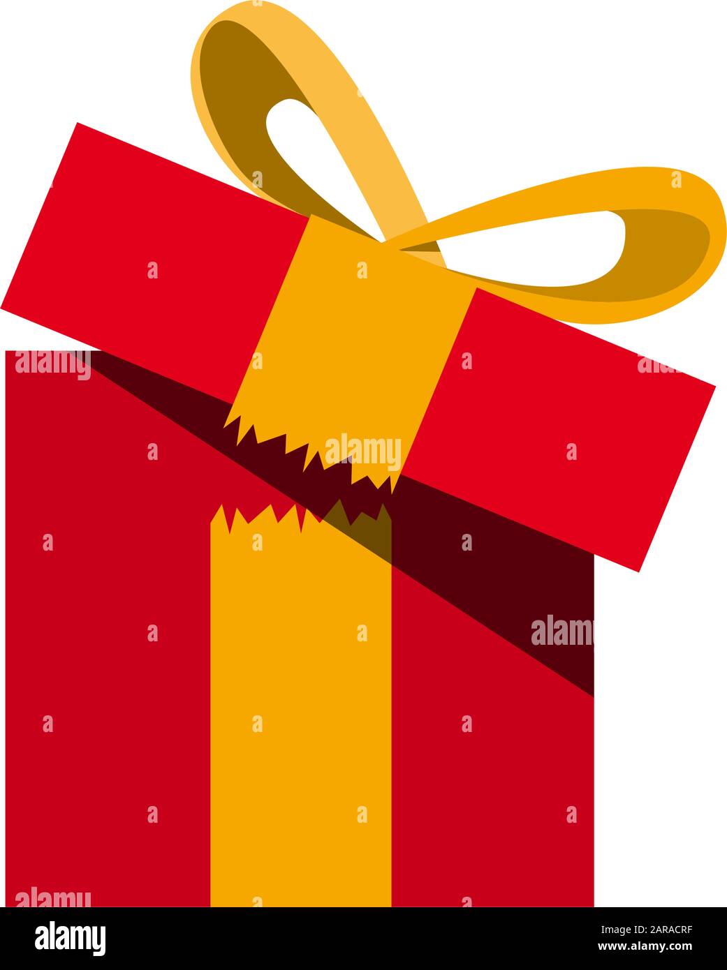 Opened christmas present Stock Vector Images - Alamy