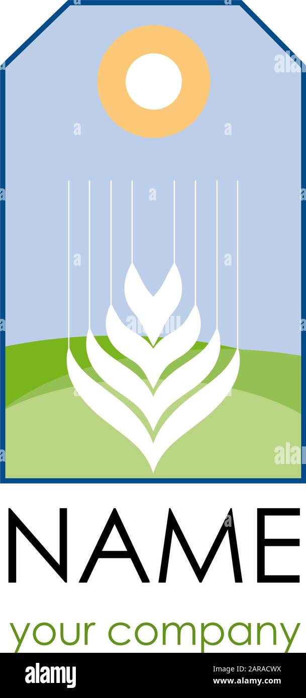 Vector label sign wheat Stock Vector Image & Art - Alamy