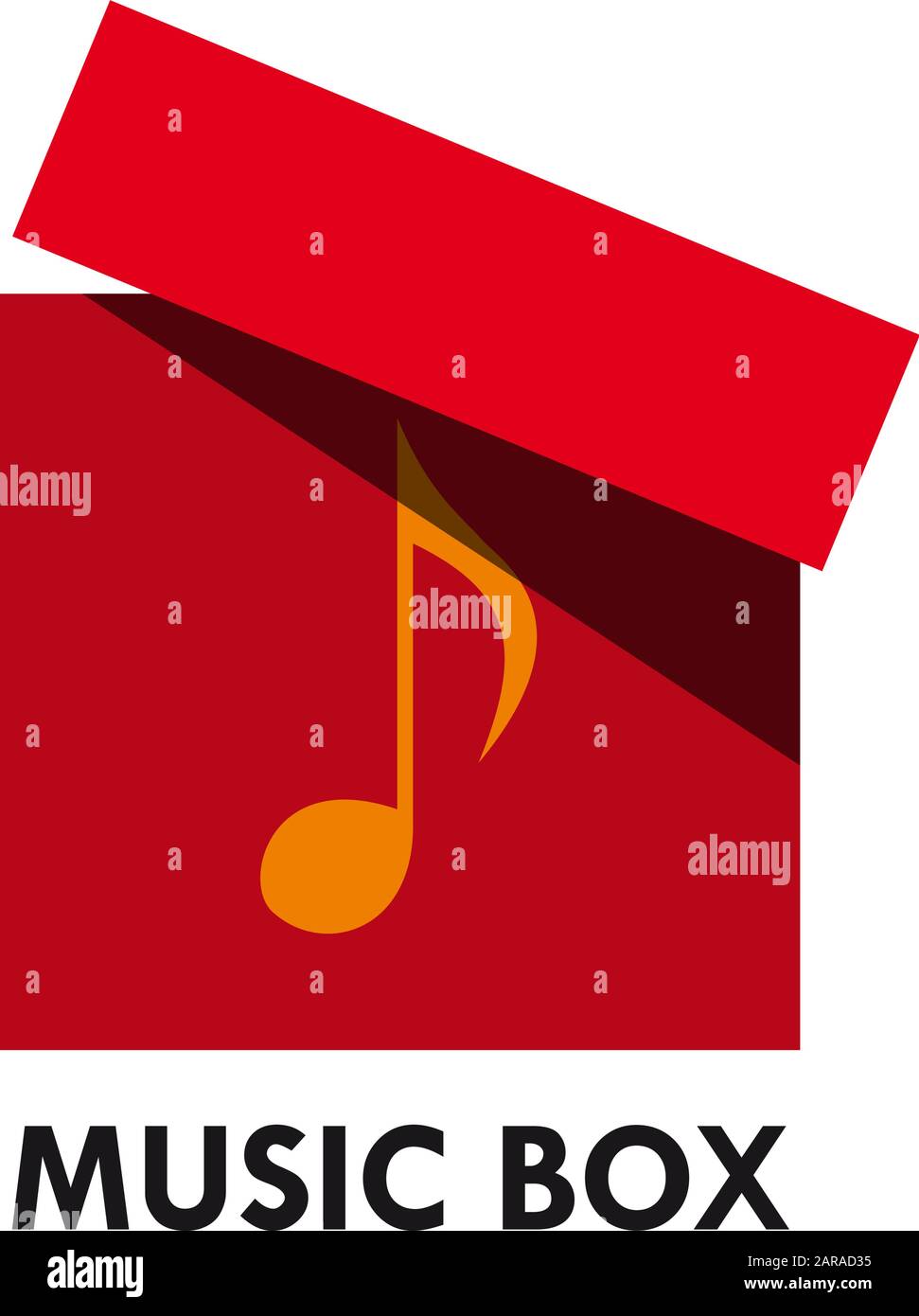 Vector sign music box Stock Vector Image & Art - Alamy