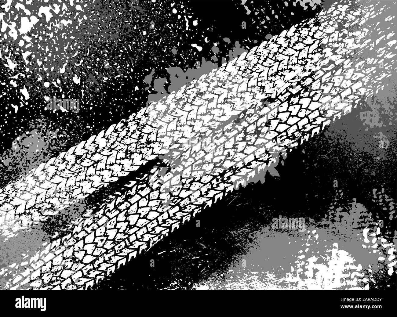 Tire tracks vector grunge background Stock Vector Image & Art - Alamy