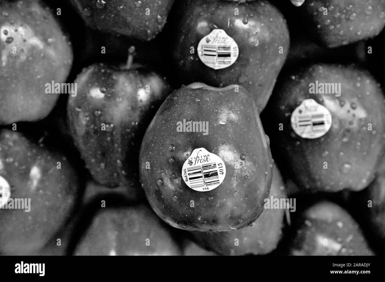 Indian apples Black and White Stock Photos & Images - Alamy