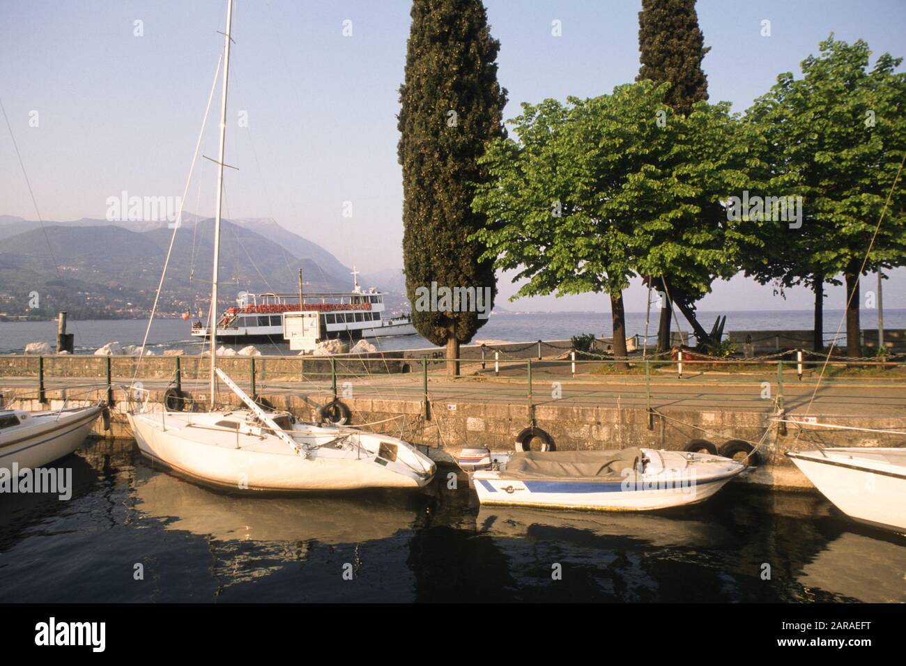 portese port, san felice del benaco, garda lake Stock Photo - Alamy
