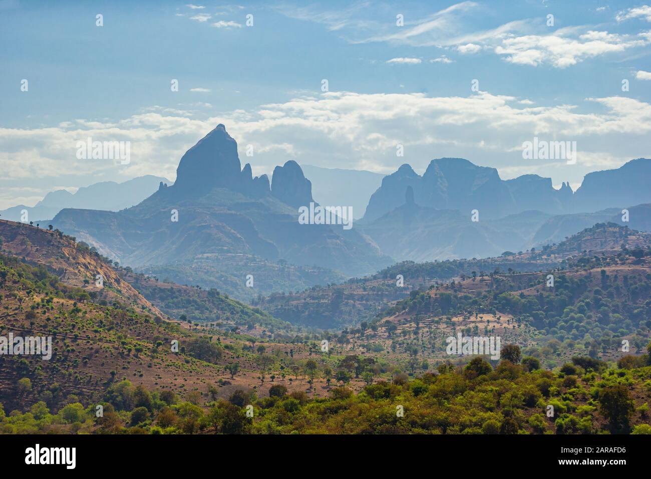 Ethiopian mountains hi-res stock photography and images - Alamy
