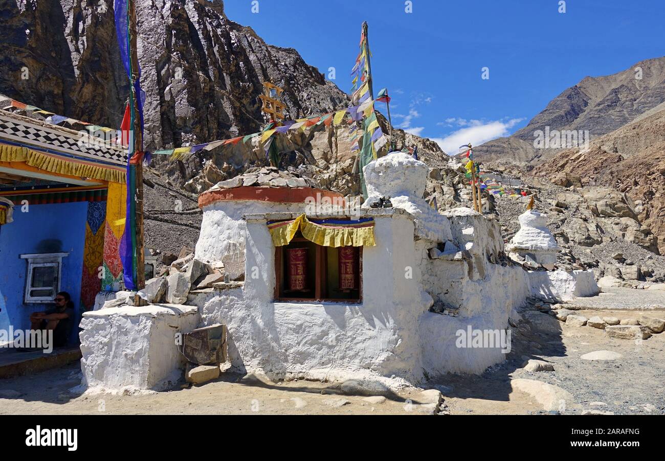 Gompas of India in the Himalayas Stock Photo - Alamy