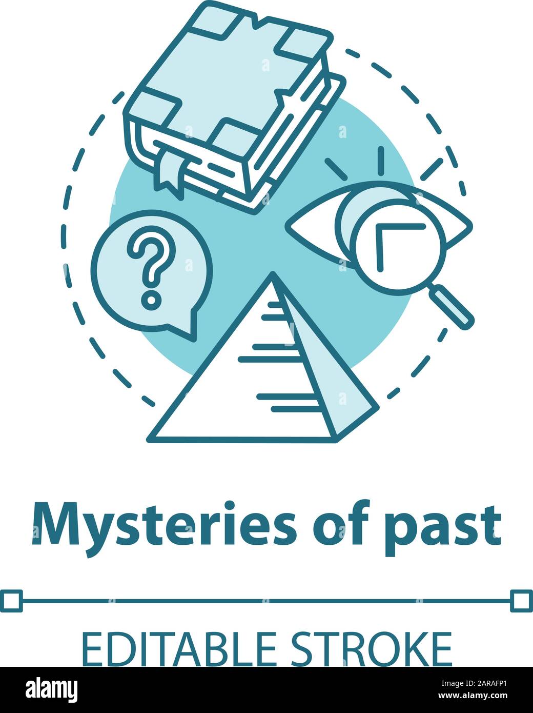 Discovering the past Stock Vector Images - Alamy